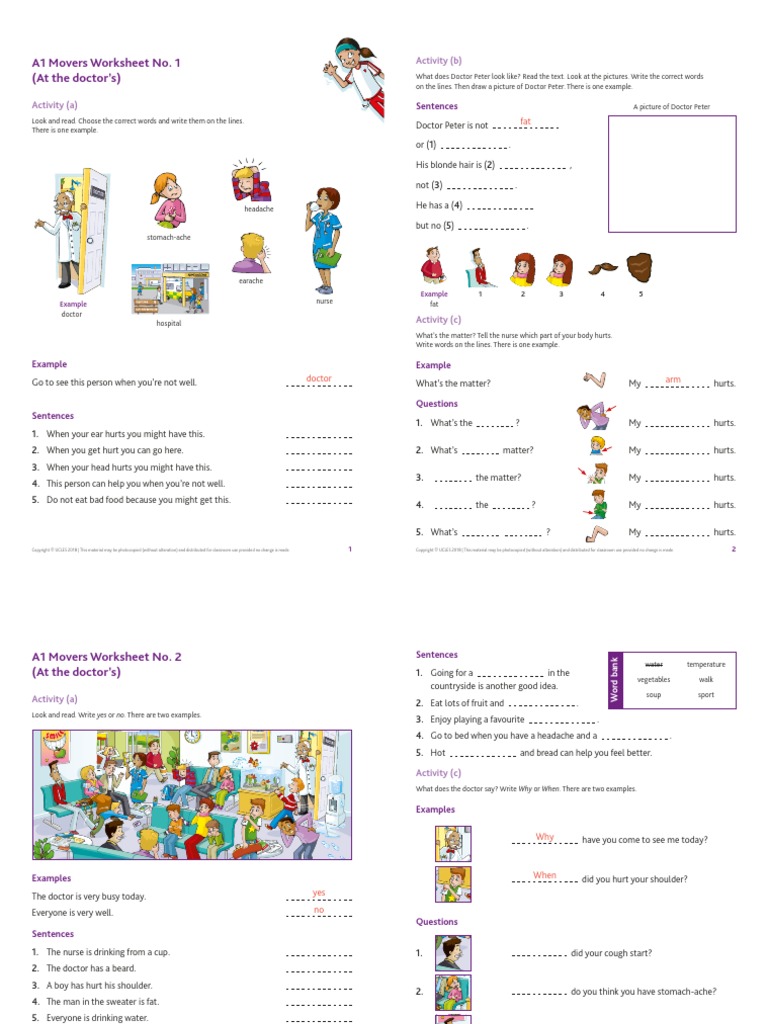 Movers Activities Reading | PDF
