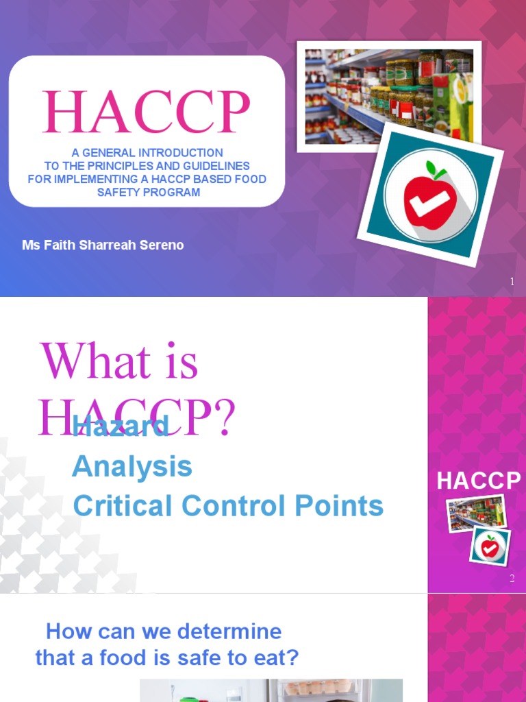 HACCP | PDF