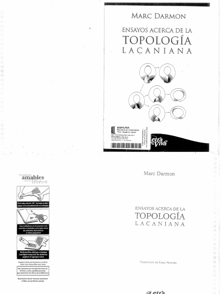 Darmon Marc Ensayos Acerca de La Topologia Lacaniana 1990 1 PDF | PDF