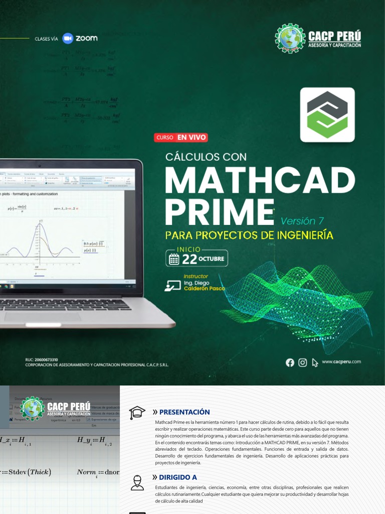 Cálculos Con Mathcad Prime para Proyectos de Ingeniería | PDF