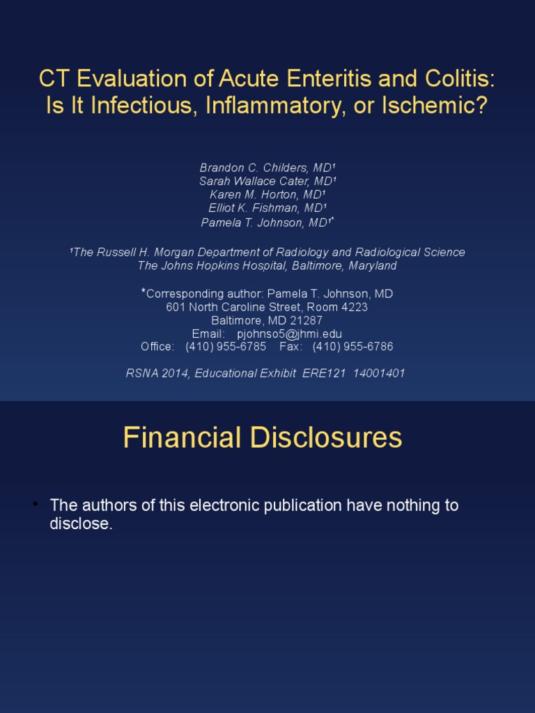 CT Evaluation of Enteritis and Colitis | PDF | Ulcerative Colitis ...