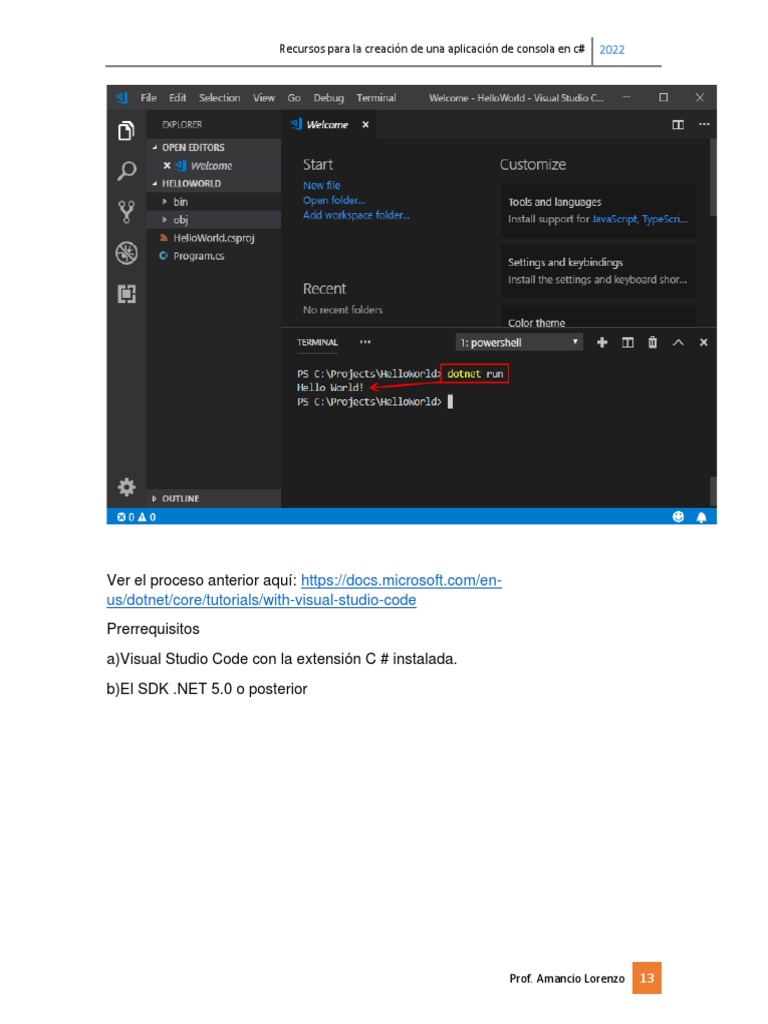 Recursos para Crear Aplicaciones de Consola en C#-13 | PDF | Arte | Informática
