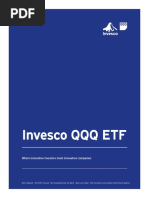 QQQ - Invesco QQQ ETF Fact Sheet | PDF | Exchange Traded Fund | Investing