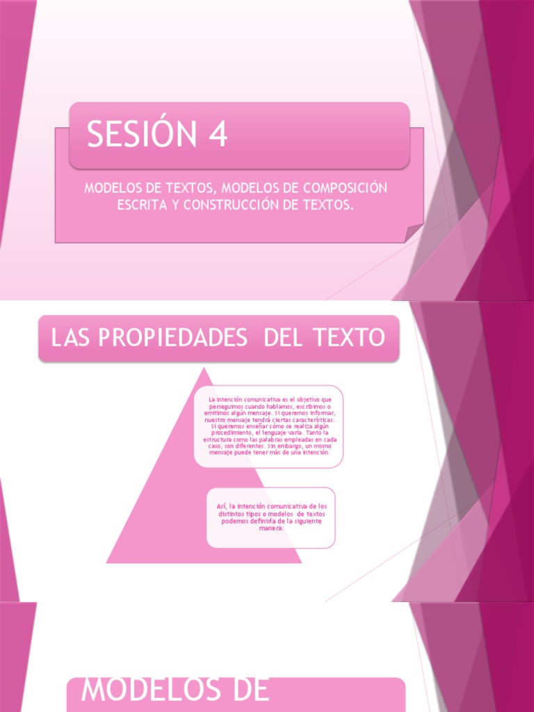 Modelos de Textos y Modelos de Composición Escrita, Construcción de Textos | PDF
