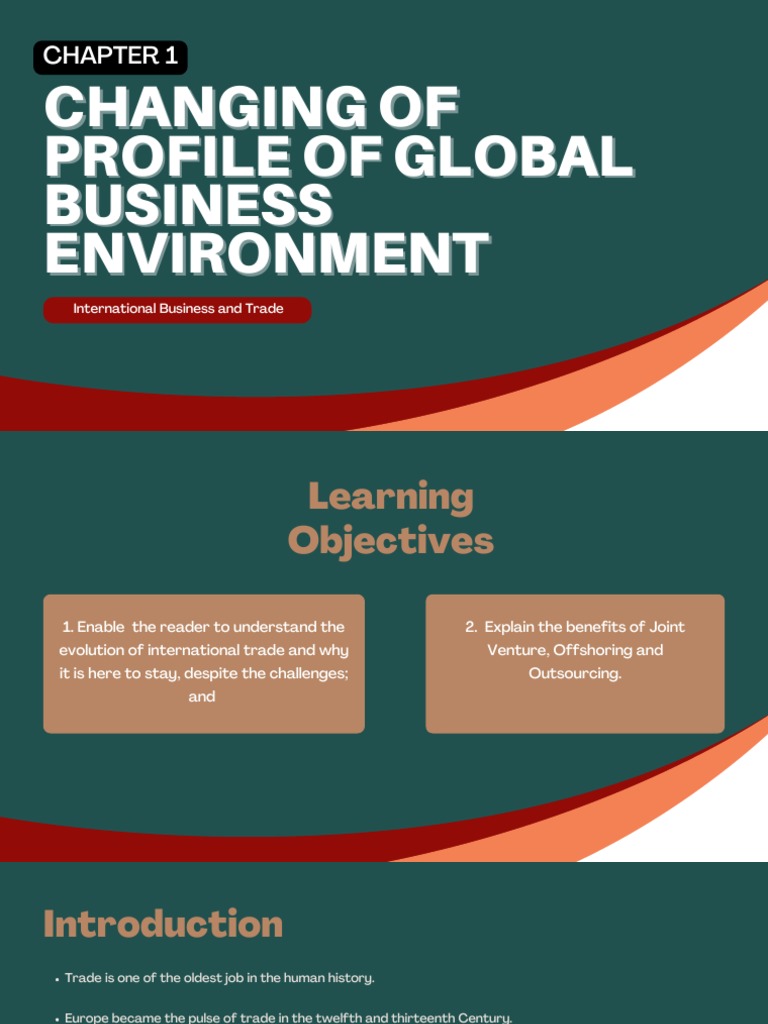 Global Business Environment Overview | PDF | Brexit | Non Tariff ...