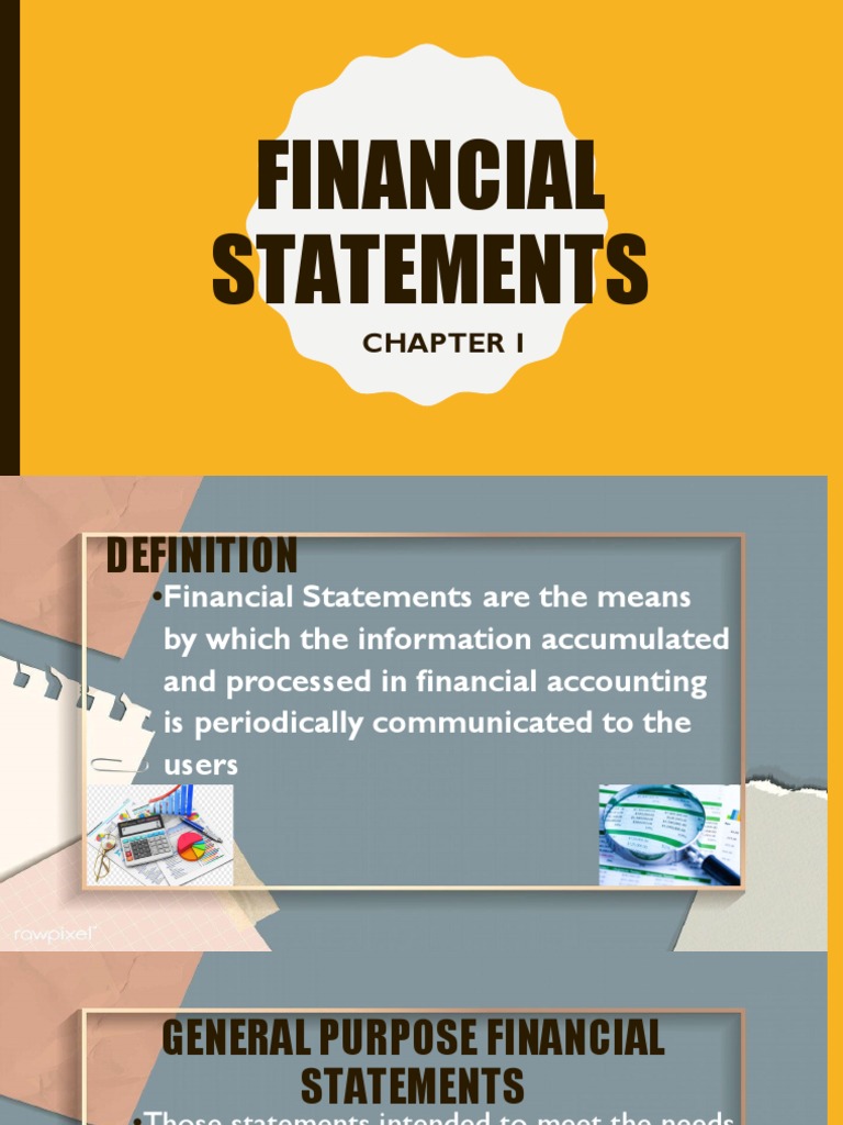 Chapter 1 - Financial Statements | PDF