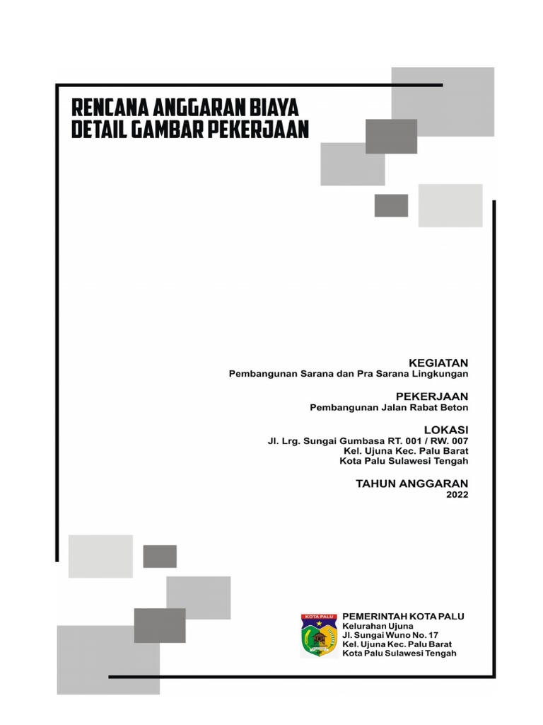 RAB Rabat Beton K-175 (Revisi) | PDF