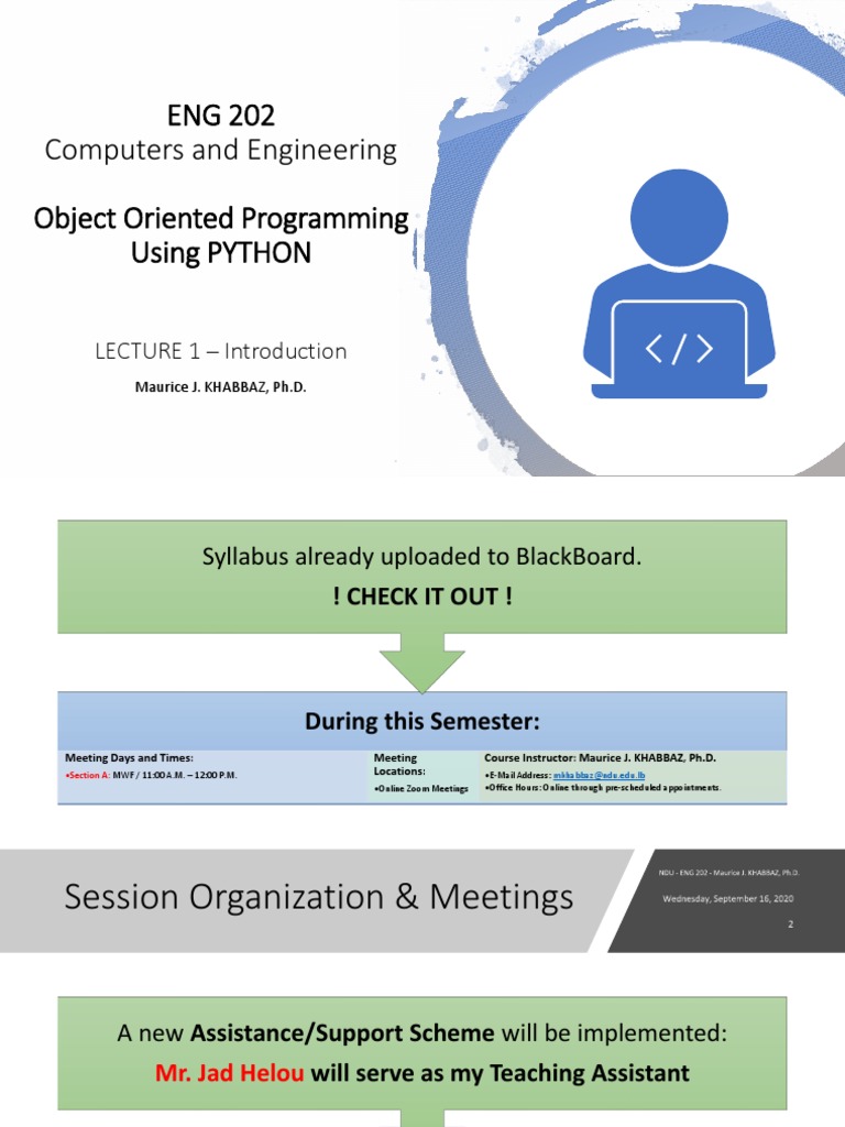 Lecture 1 Introduction Pdf