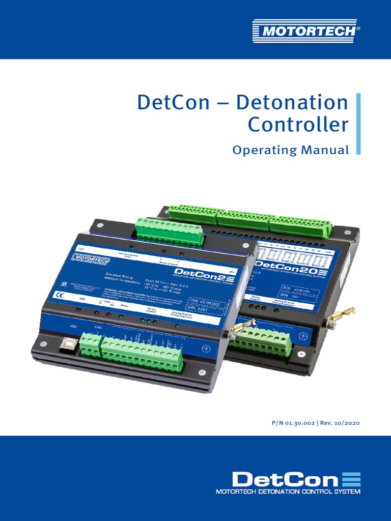 MOTORTECH Manual DetCon 01.30.002 EN 2020 10 WEB - 01 | PDF