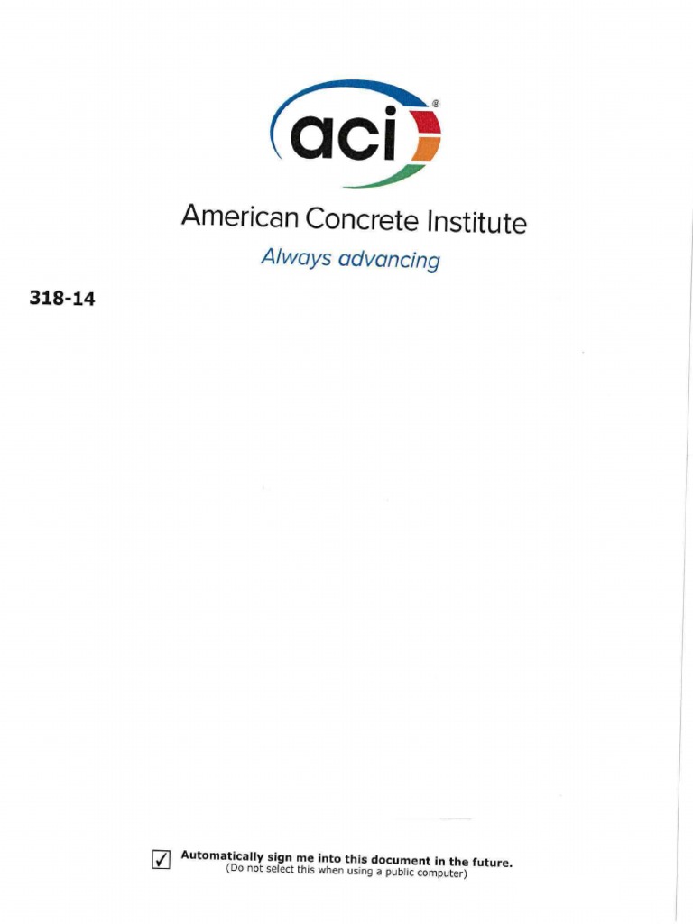 Aci 318-14 | PDF