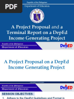 DepEd Income Generating Project Proposal and Terminal Report | PDF ...