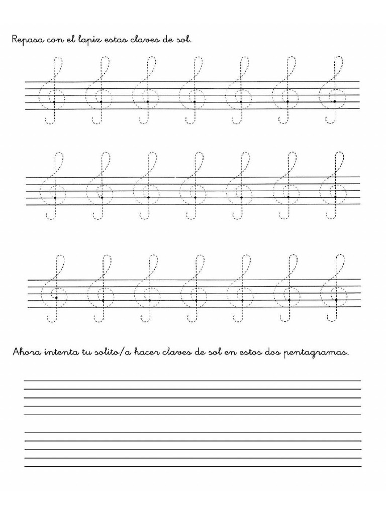 1.1. Clave de Sol | PDF