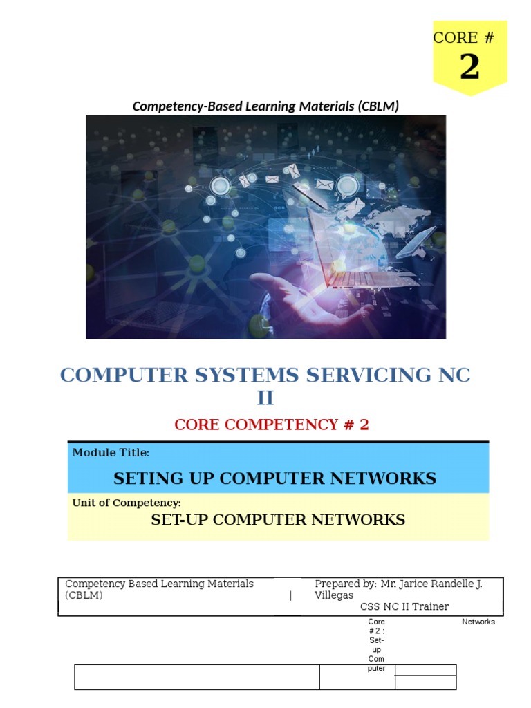 CBLM - Coc2 (Setup Computer Networks) | PDF | Ip Address | Computer Network