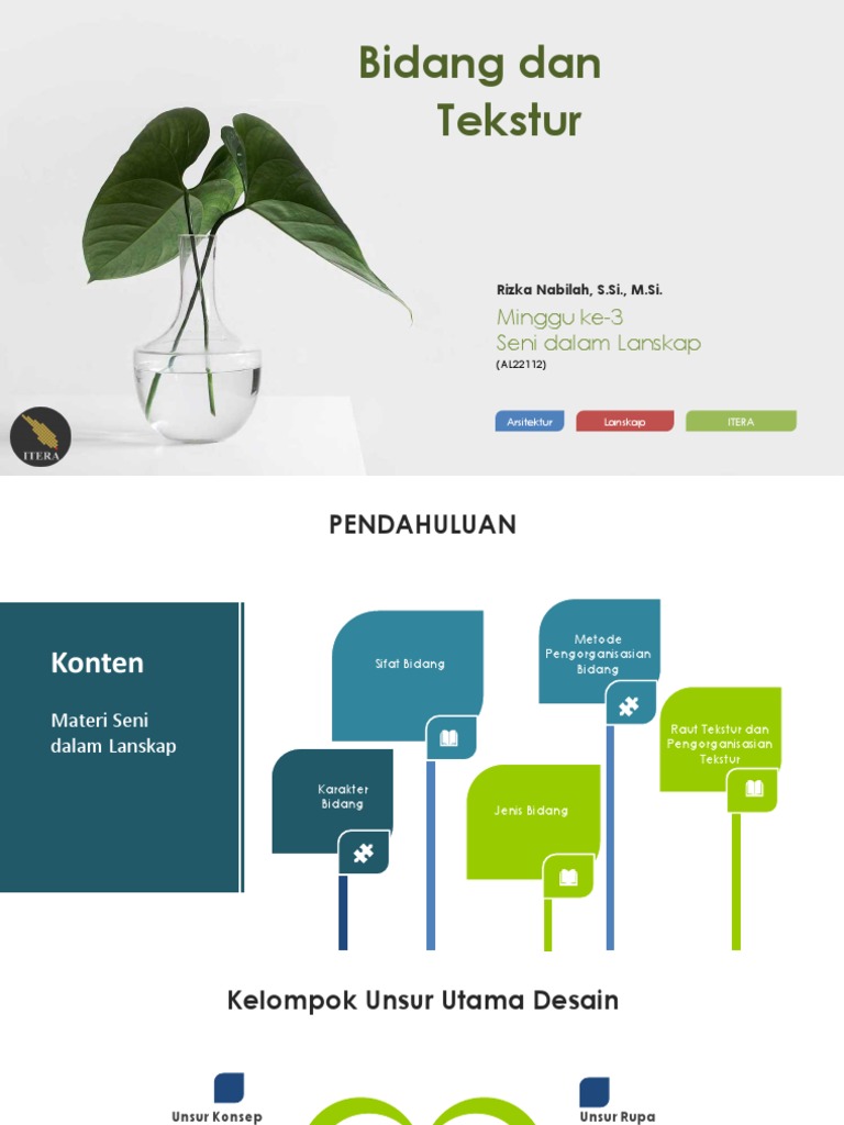 Minggu 4 Bidang Dan Tekstur | PDF