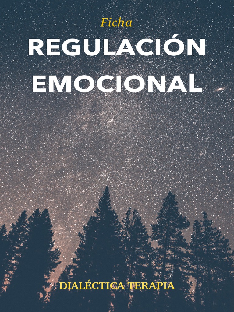 Ficha Regulación Emocional 2da Ed. | PDF | Las emociones | Ira