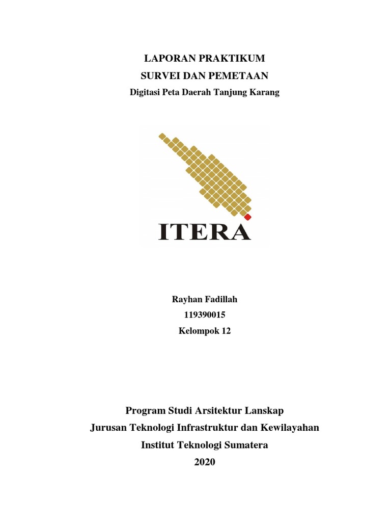 Rayhan - Kelompok 12 - Laporan Digitasi Peta | PDF | Teknologi & Rekayasa