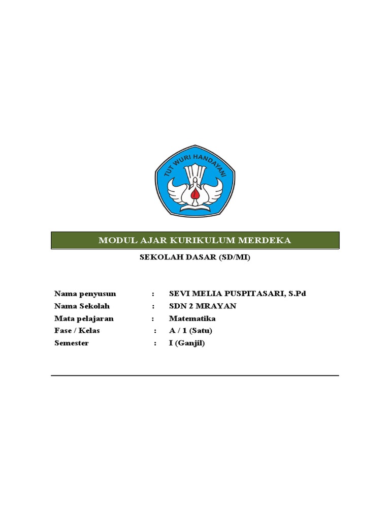 MA Matematika K1 BAB 1 | PDF