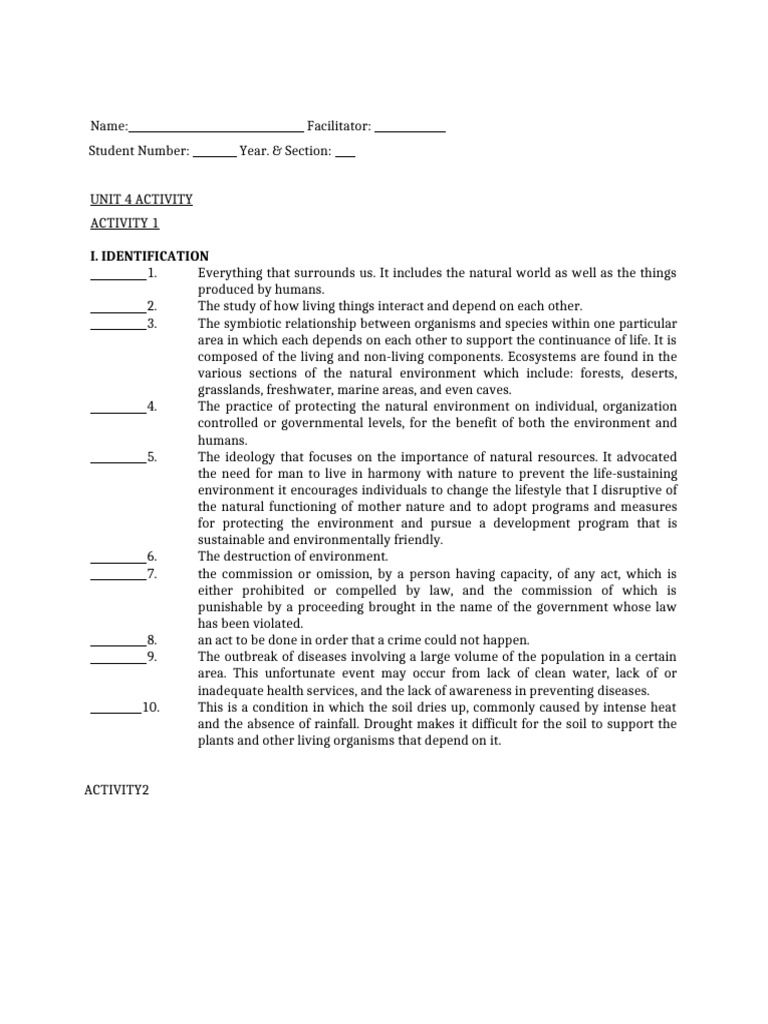UNIT 4 Module NSTP 1 REVISED MINIMUM 2021 STUDENTS COPY ACTIVITY | PDF ...