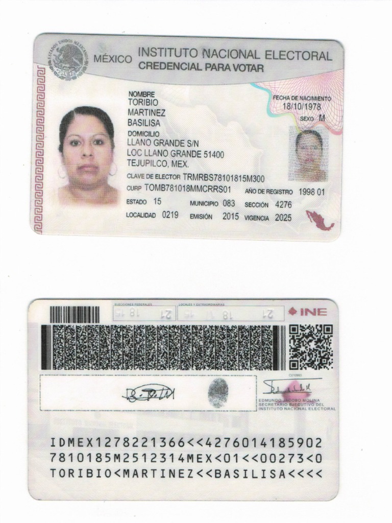Identificacion Oficial | PDF
