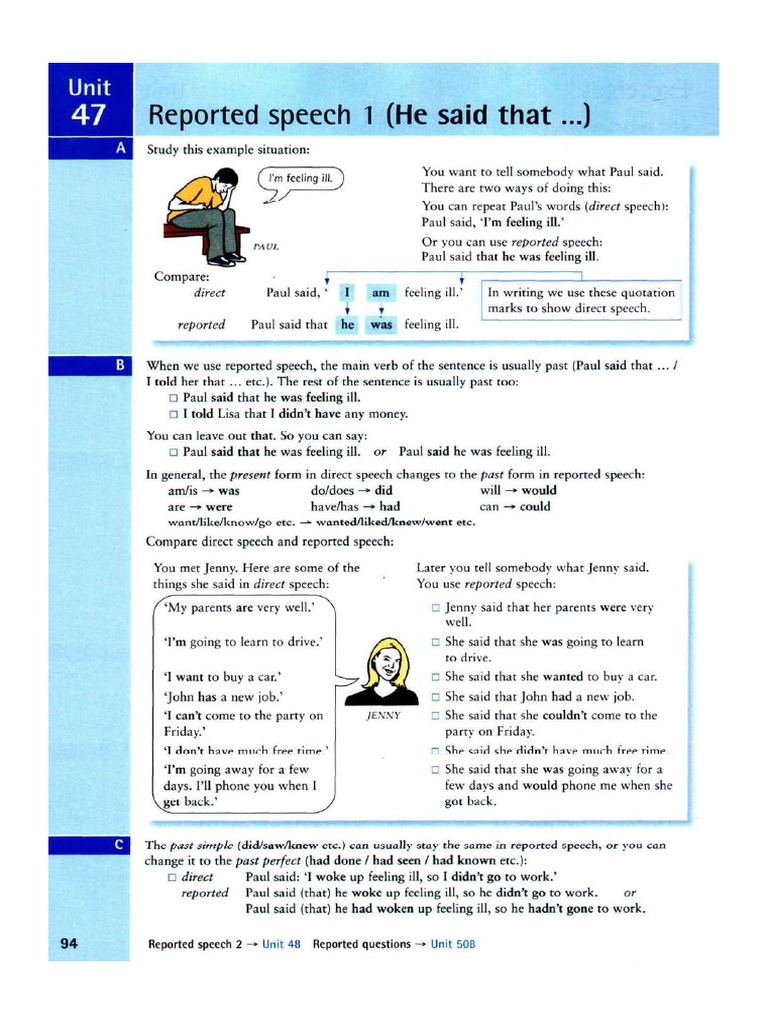 Reported Speech Intro-FILE 3 | PDF