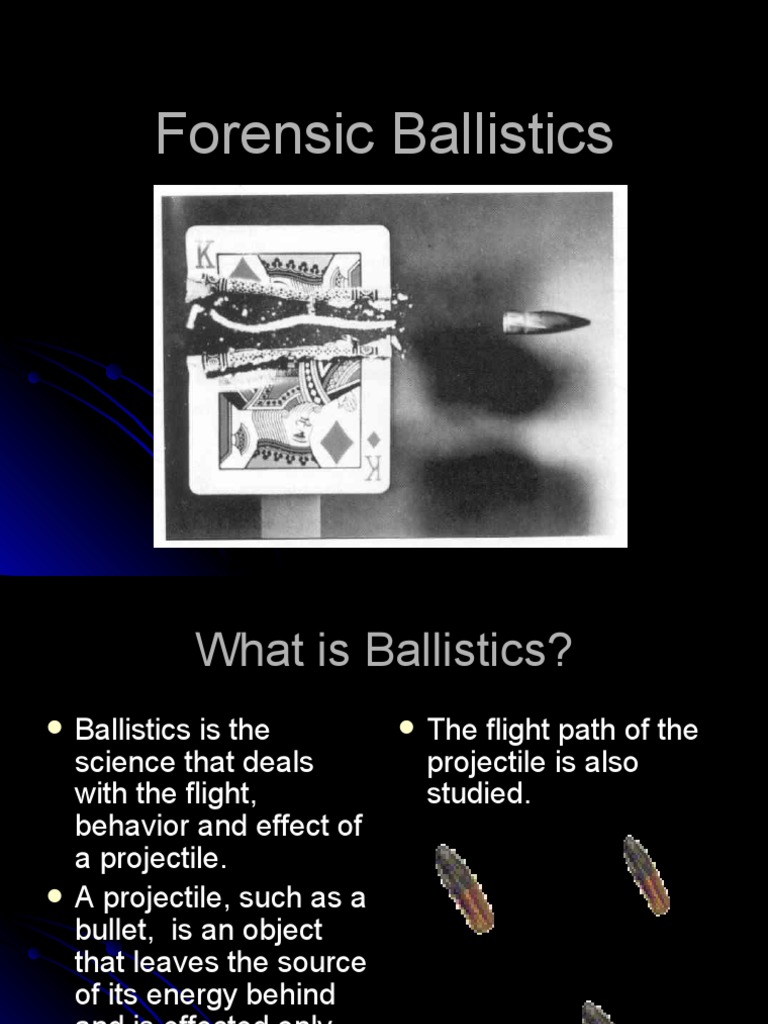 Forensic Ballistics Overview | PDF | Gun Barrel | Shotgun