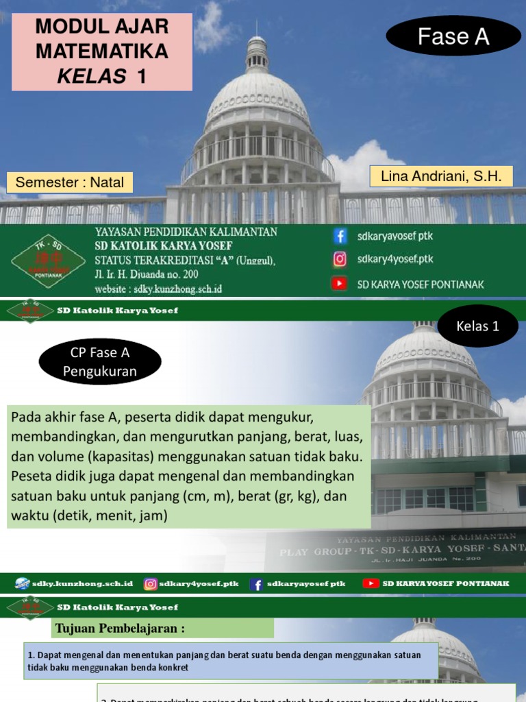 MODUL MTK KLS 1 - Pengukuran | PDF