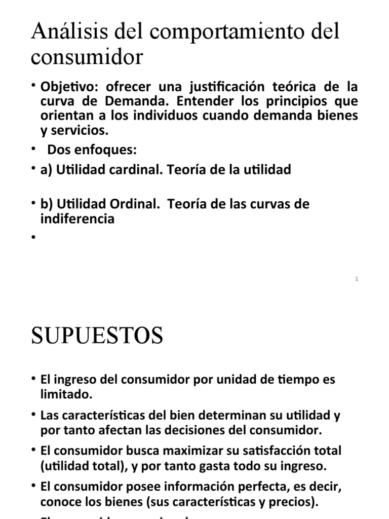 Teoria de La Utilidad Marginal-Clases. | PDF | Utilidad | Utilidad marginal