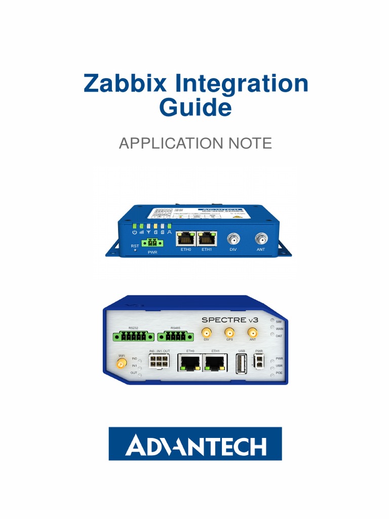 Zabbix Integration Guide Application Note 20211015 - 2 | PDF | Public ...