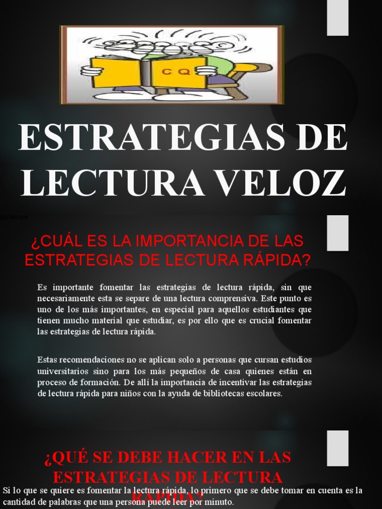 Estrategias de Lectura Veloz | PDF | Lectura veloz | Mente