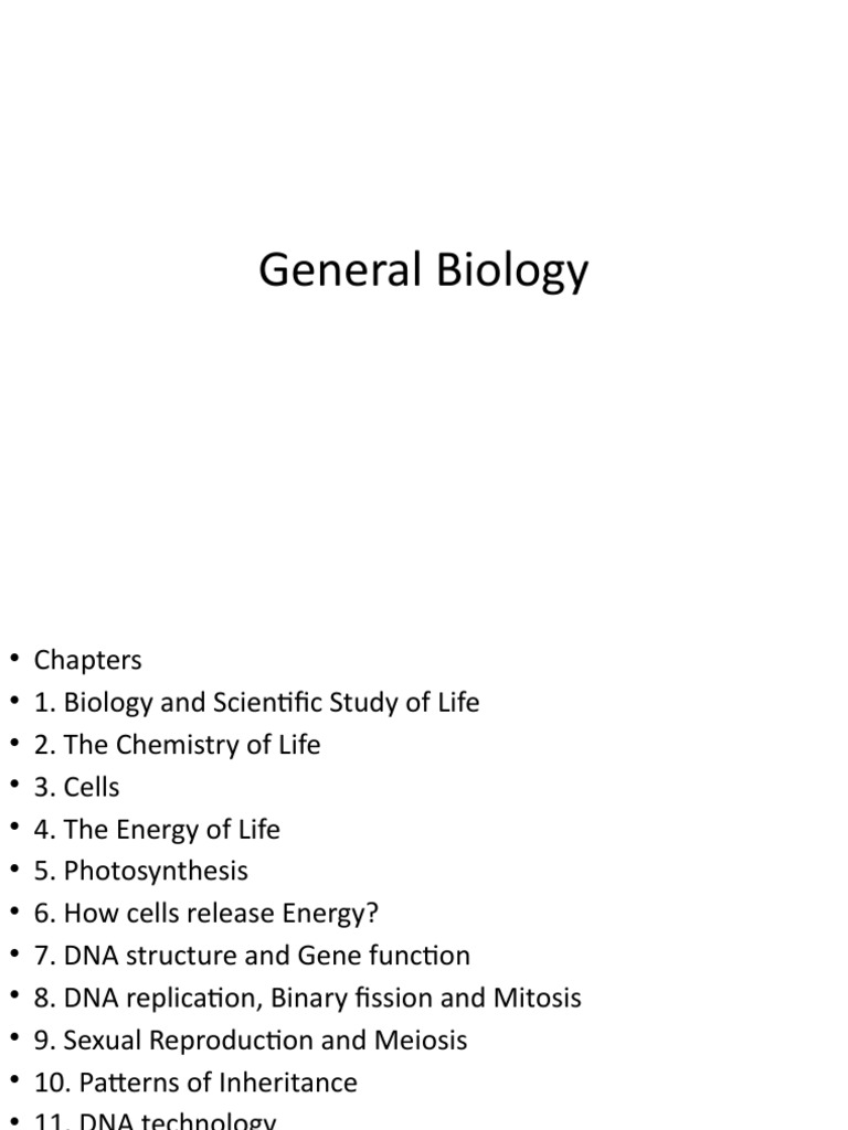 General Biology | PDF