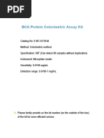 Pierce BCA Protein Assay Kit: User Guide | PDF | Physical Sciences ...