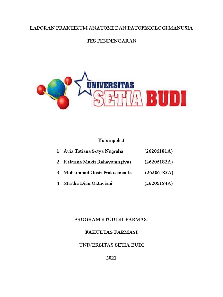 Laporan Praktikum Anfisman (Pendengaran) Kelompok 3 | PDF