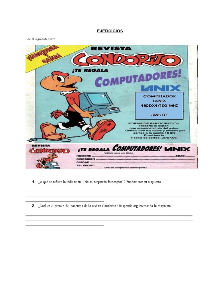 Actividad 3. Textos Continuos y Discontinuos | PDF