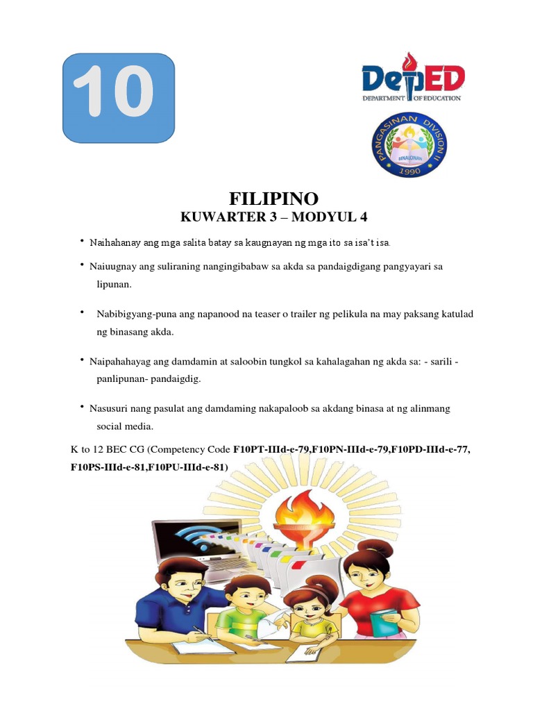 Filipino10 Q3 M4 | PDF
