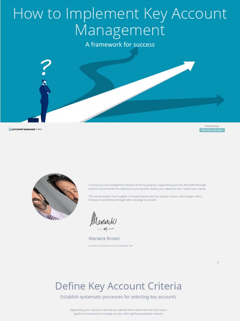 How To Implement An Effective Account Management Program | PDF ...