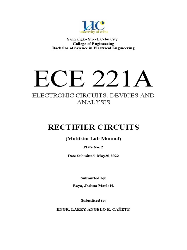 Plate 2 | PDF | Rectifier | Capacitor