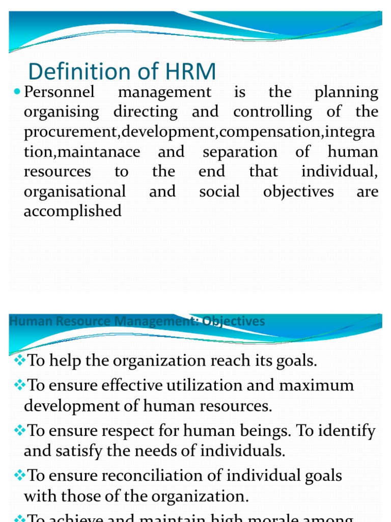 Functions of HRM | PDF | Human Resource Management | Human Resources