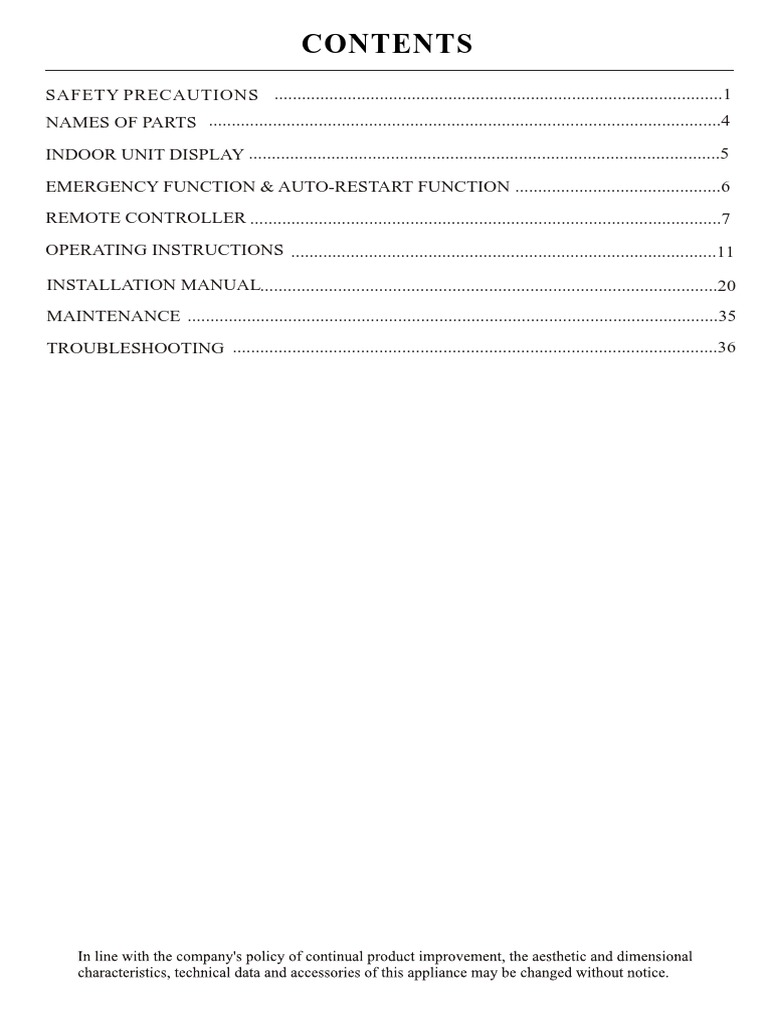 Tcl Air Conditioner User Manual Pdf Air Conditioning Ac Power