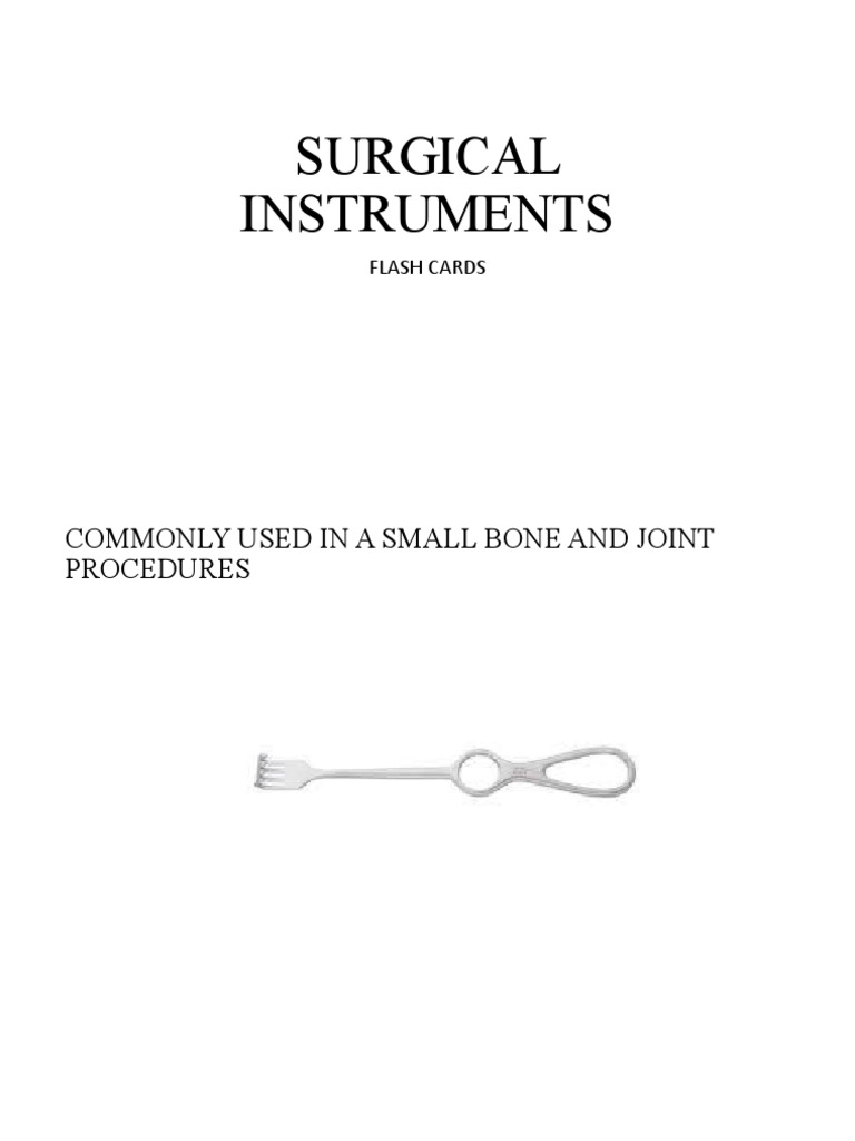 Surgical Instruments | PDF