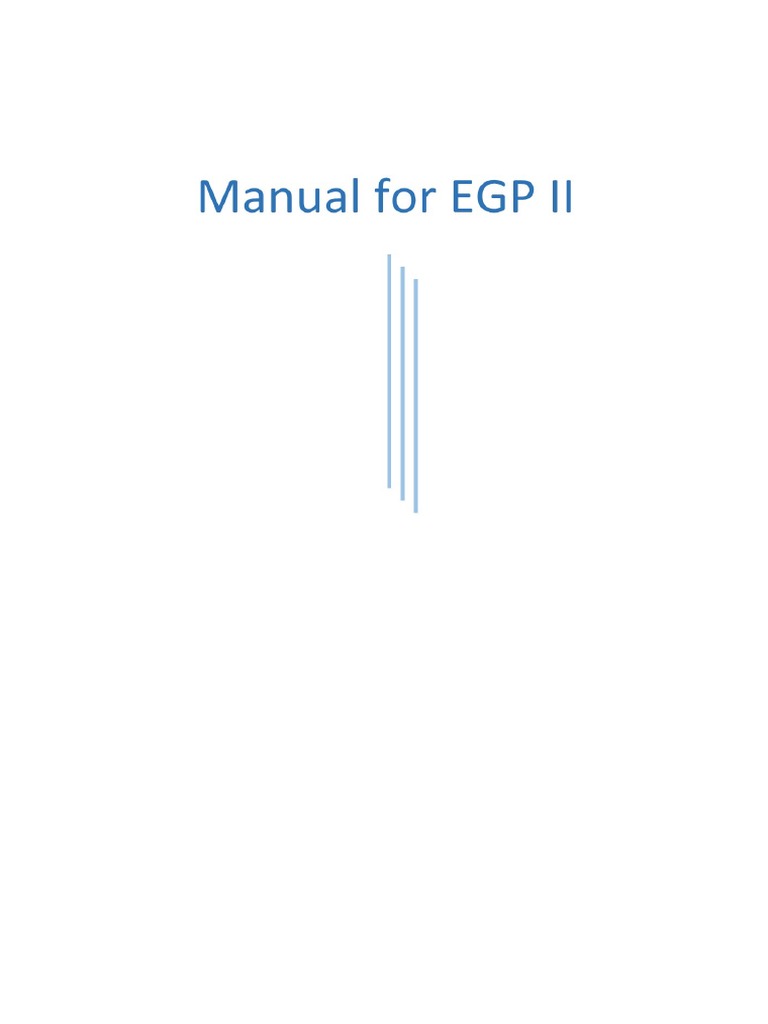 BOQ Addendum Document Uploading Manual in EGP II | PDF