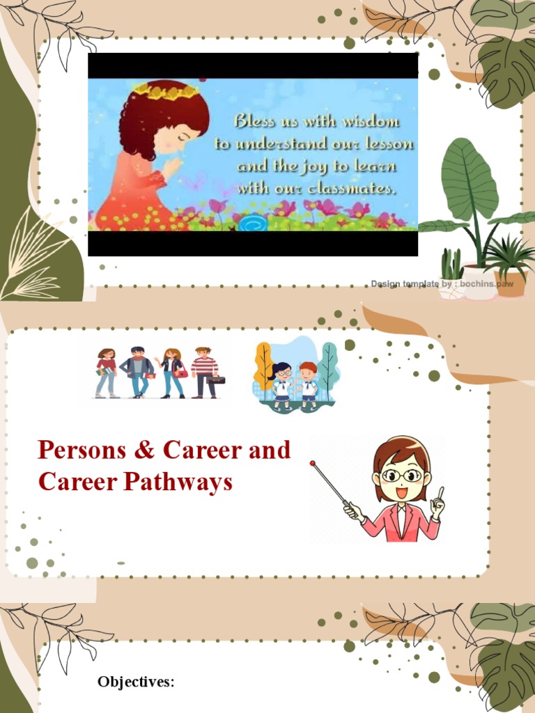 Persons Careers and Career Pathways PerDev | PDF | Attitude (Psychology) | Psychology