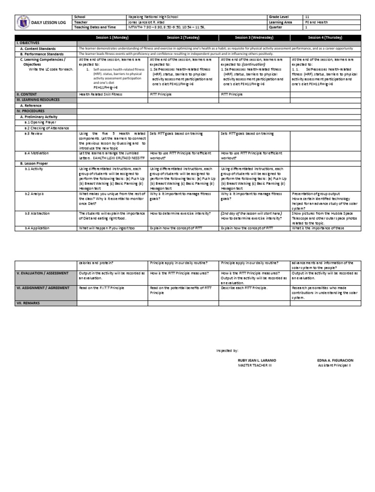 Sample DLL | PDF | Differentiated Instruction | Learning