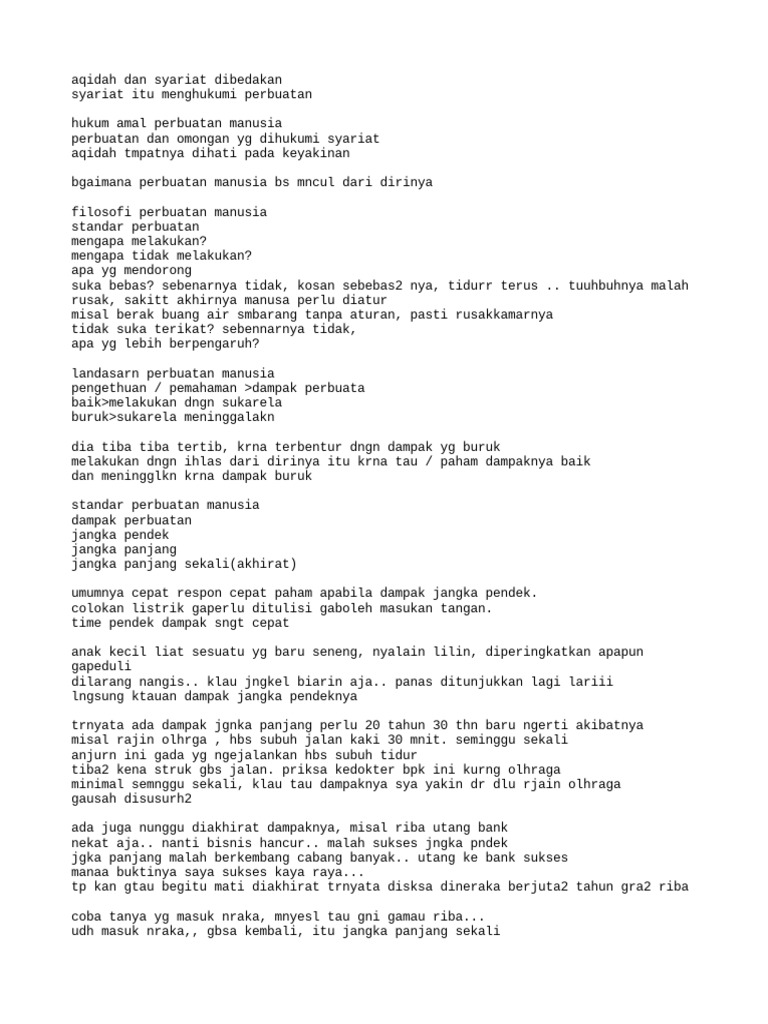 16 SBC Standar Perbuatan Manusia | PDF | Pengembangan Diri | Sains ...