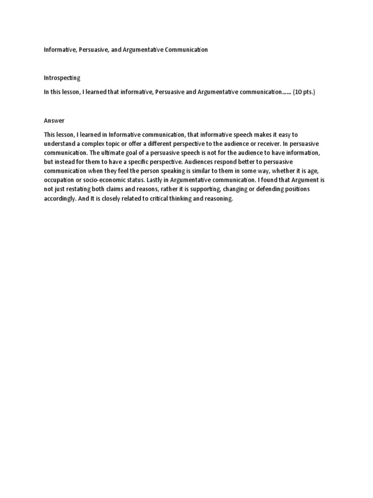 GE2 Lesson 6 Introspecting No 1 | PDF