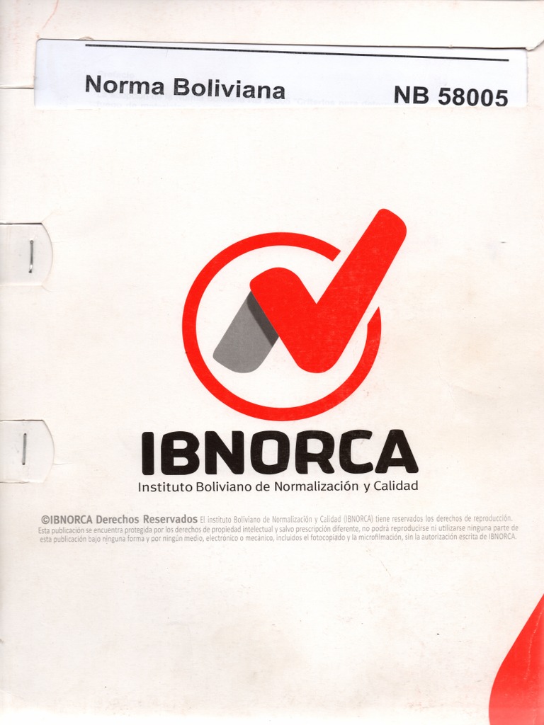 NB 58005 Criterios para Determinar La Carga de Fuego - 2007 - IBNORCA | PDF