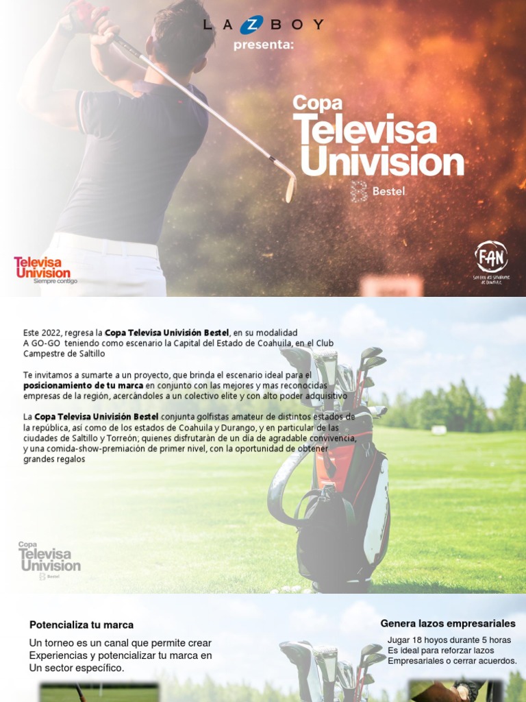 Televisa - Copa Televisa Univisión 2022 Actualizada | PDF ...
