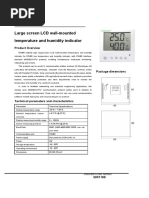 Ultrasonic Wind Speed and Direction Sensor | PDF | Sensor | Ultrasound