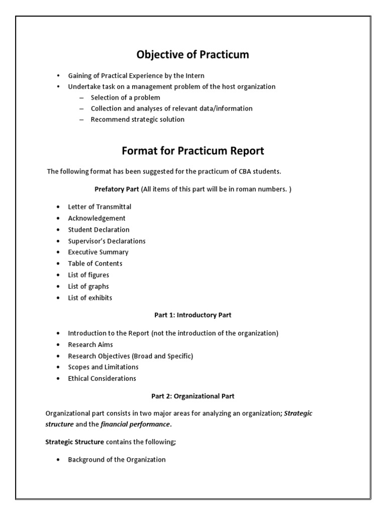 Practicum Report Format | PDF | Deposit Account | Banks