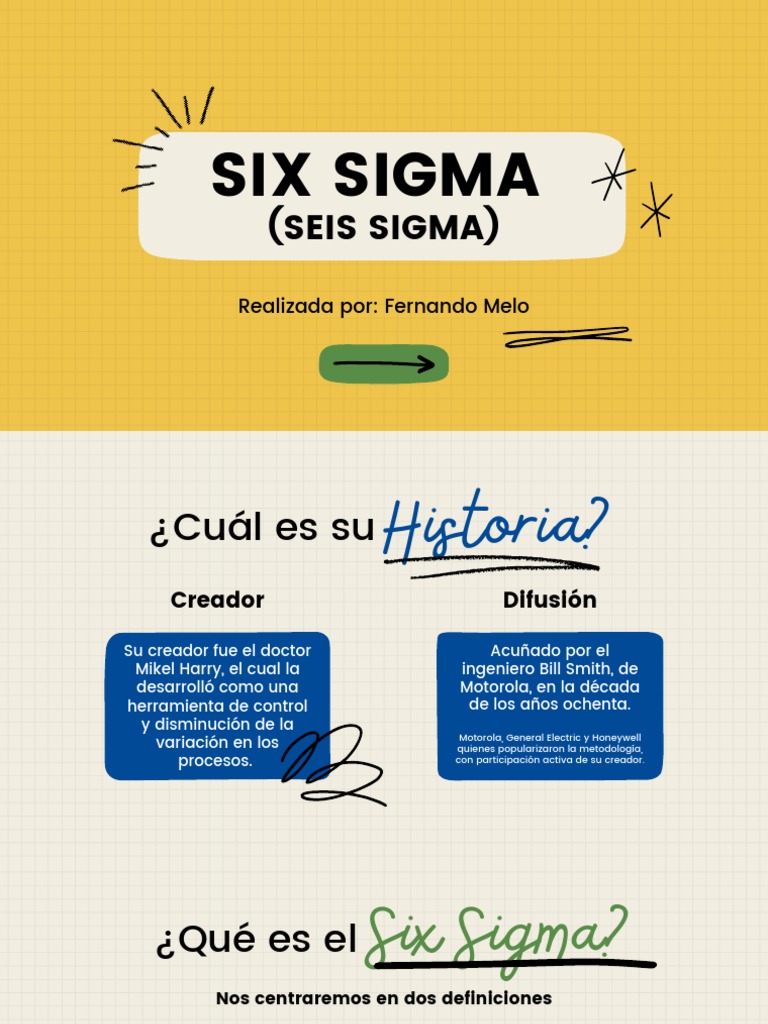 SIX SIGMA - Fernando Melo | PDF