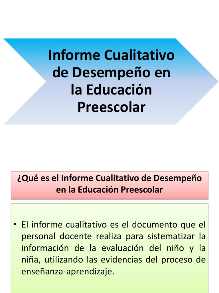 Informe Cualitativo Preescolar | Descargar gratis PDF | Educación de la ... Informe Cualitativo Preescolar | Descargar gratis PDF | Educación de la ...